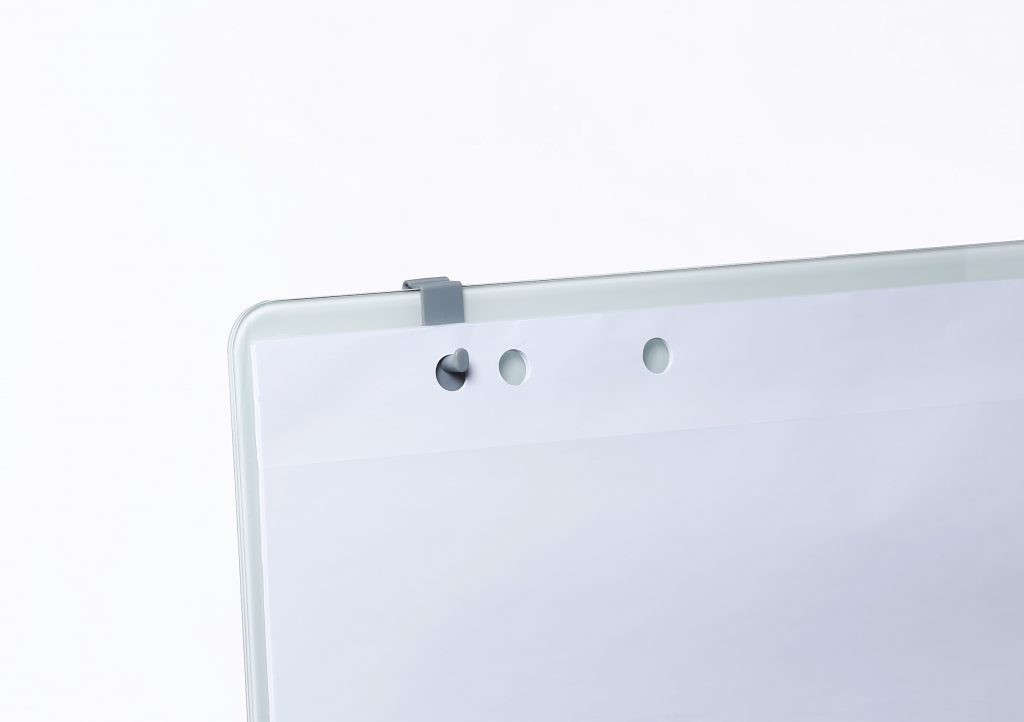 Height adjustable glass flip chart DAHLE 96012 GLAS-FLIPCHART - emco ...